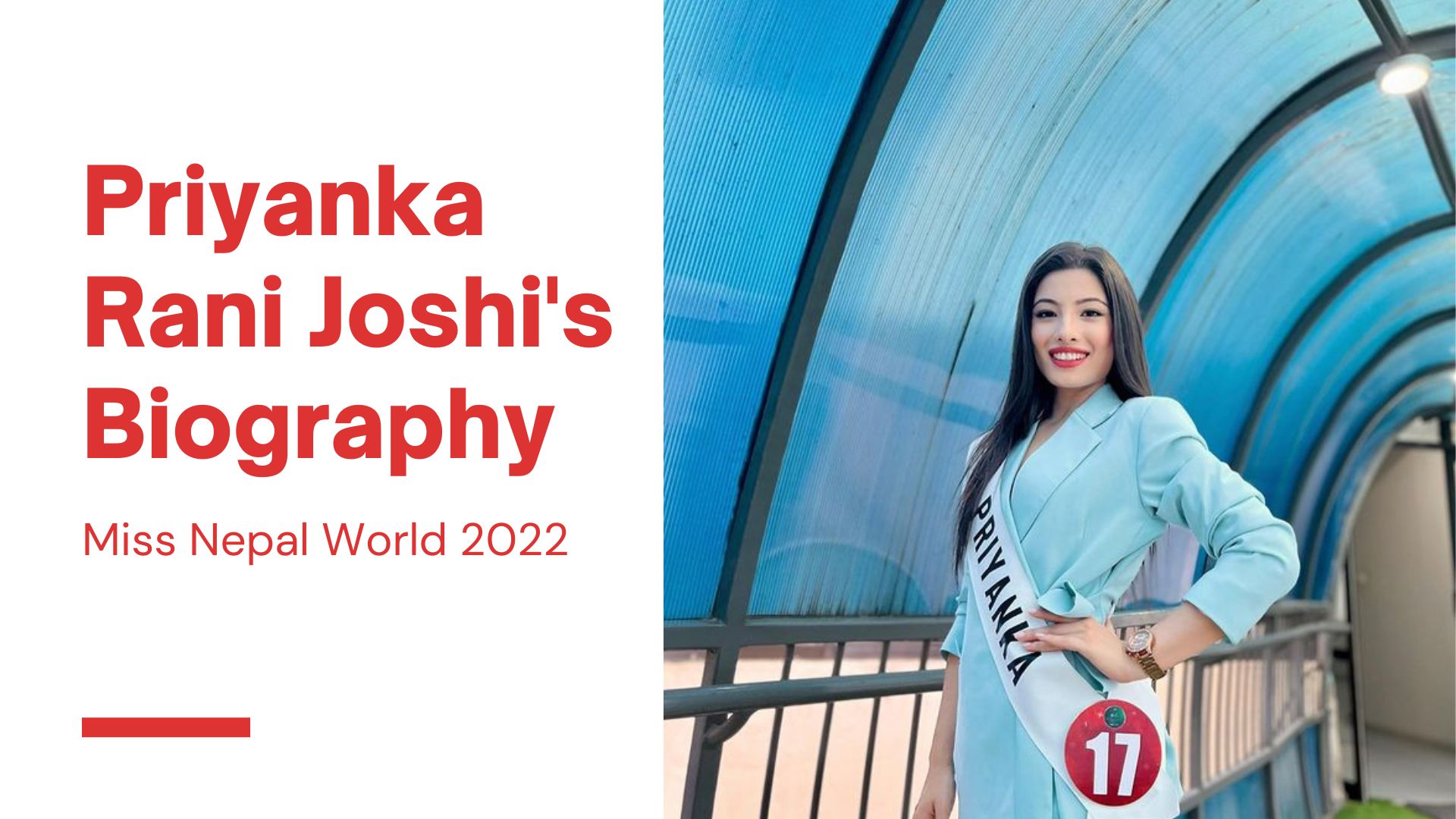 Priyanka Rani Joshi's Biography: Miss Nepal World 2022 - Trending Net Nepal